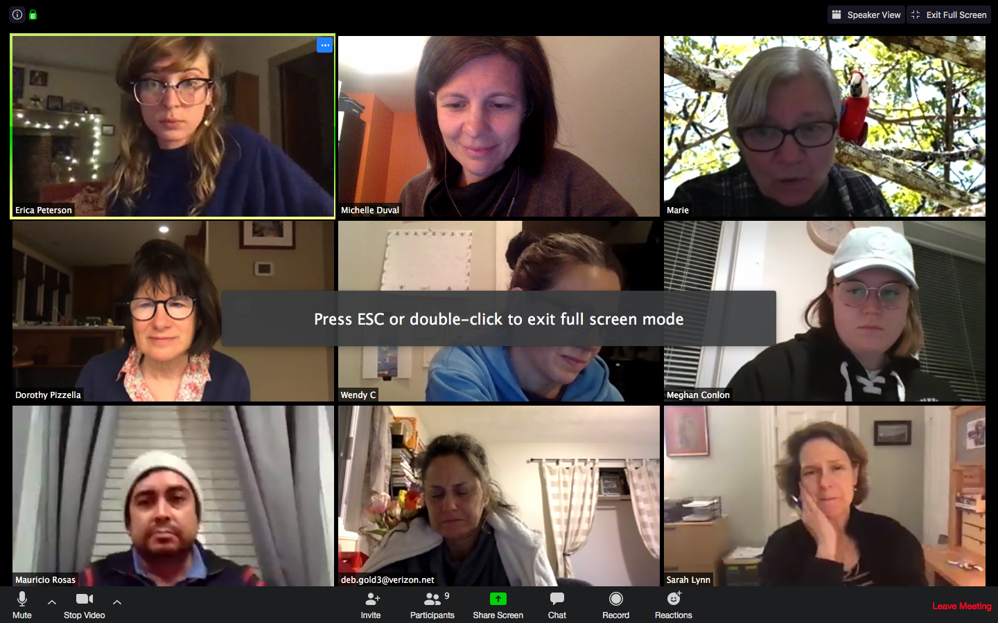 Connecting through Zoom – Gardner Adult Education Program